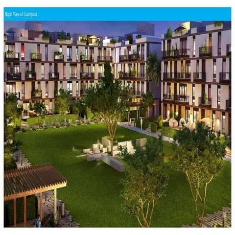 Apartments Ground floor with garden in Compound Courtyards Westown ...