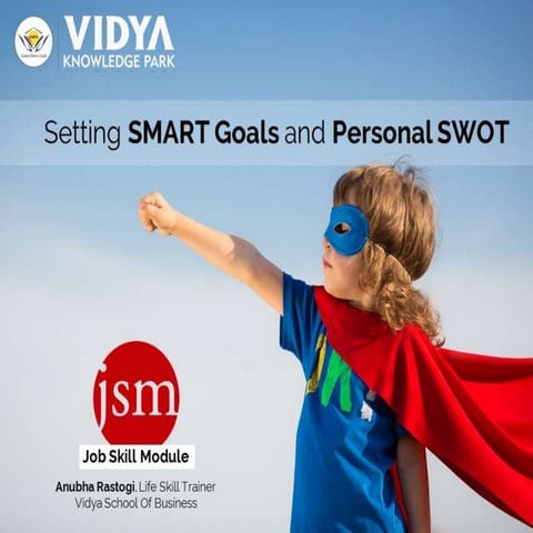 Setting up Smart Goals and Decoding your SWOT Profile. | PPTX
