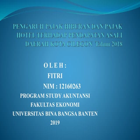 FITRI/12160263 | PPT