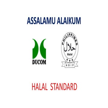Halal awareness ppt slideshare | PPTX