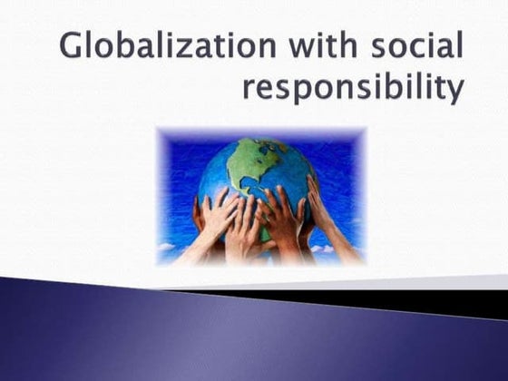 CSR meets Globalization | PPT
