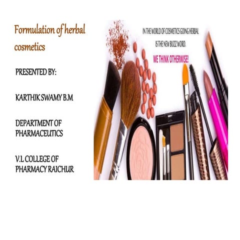 cosmetics | PPTX