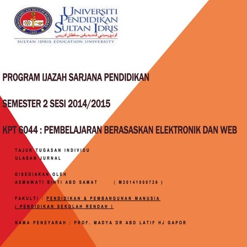 Jurnal Web kpt6044 | PPT