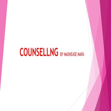 Counselling | PPTX