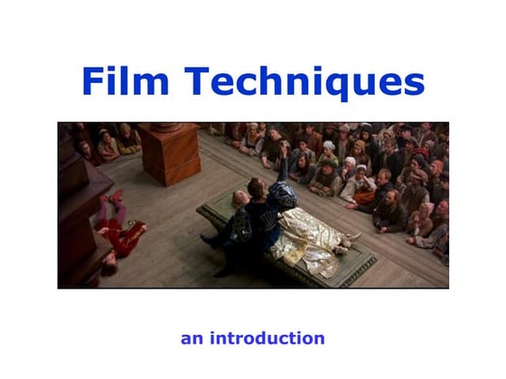 Film shots and their effect on the audience | PDF