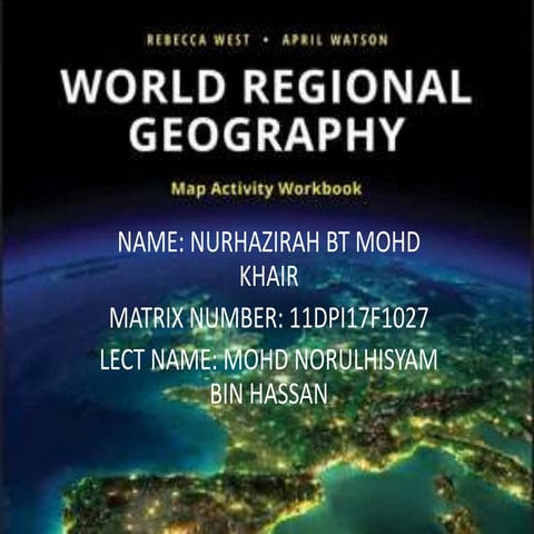 WORLD REGIONAL GEOGRAPHY | PPT