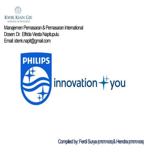Philips Global Segmentation & Positioning | PPTX