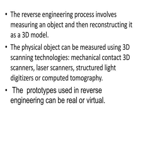 Presentation1 reverse engg. | PPTX