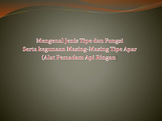 Contoh Slide Presentasi Powerpoint yang Baik dan Menarik | PPT