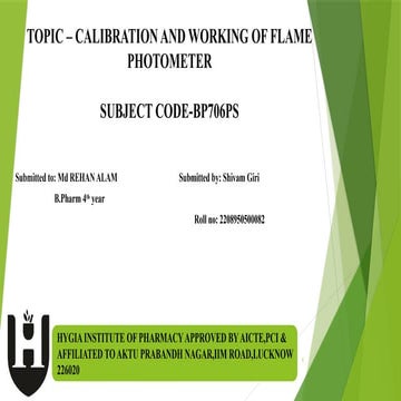 Important of qa qc and analytical instruments | PPTX