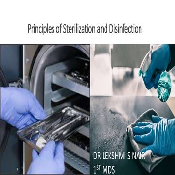 STERILIZATION-PRINCIPLES OF STERILIZATION | PPTX