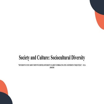 presentation 1 sociocultural diversity.pptx hhhhhhhhhhhh | PPTX