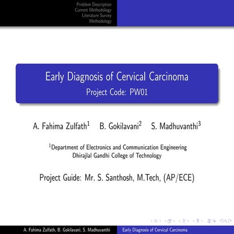Cervical cancer diagnosis under machine learning | PDF