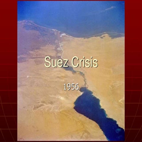 suez crisis | PPTX