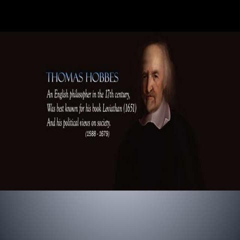 Thomas hobbes | PPTX