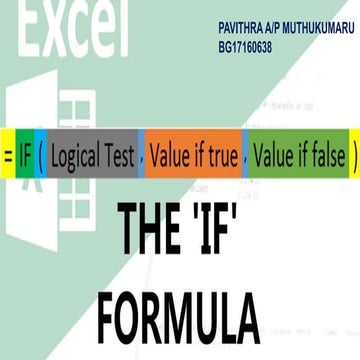 The 'IF' Function formula | PPT