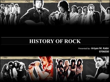 A Brief History Of Rock And Roll | PPT