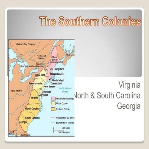 US Southern Colonies Presentation | PPT