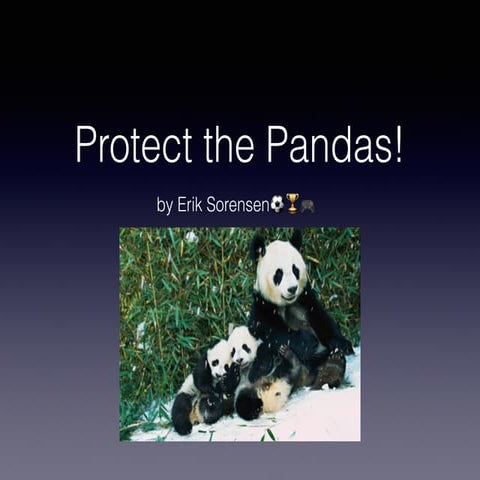 Protect the Pandas by Erik | PDF