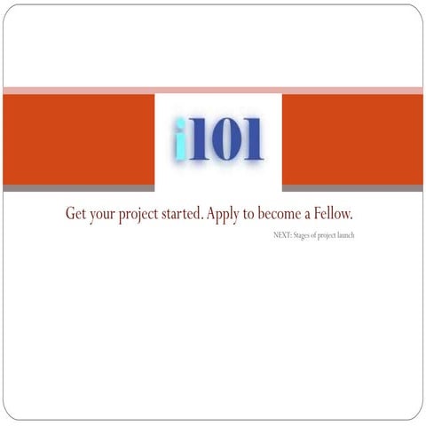 Steps to launching your project | PPT