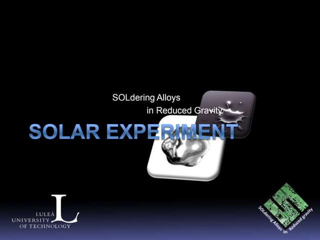 Solar experiment | PPTX