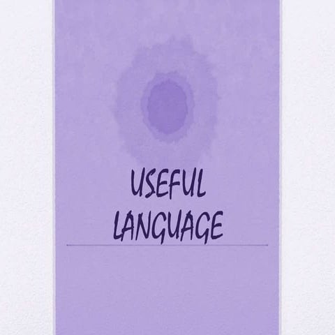USEFUL LANGUAGE | PPTX