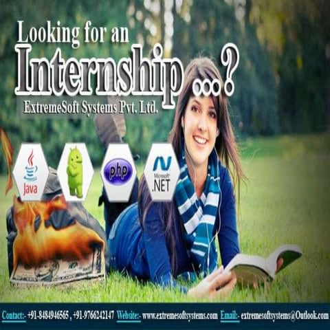 Internship for MCA 2015 | PPTX