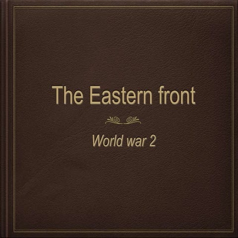 The Eastern Front | PPT
