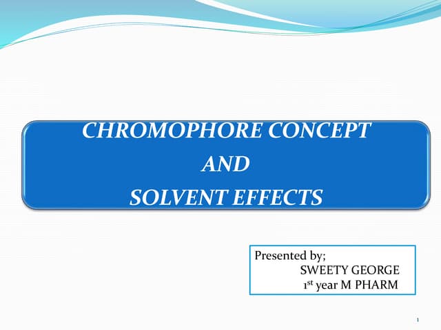 Calculation of λ using woodward fieser rules | PDF