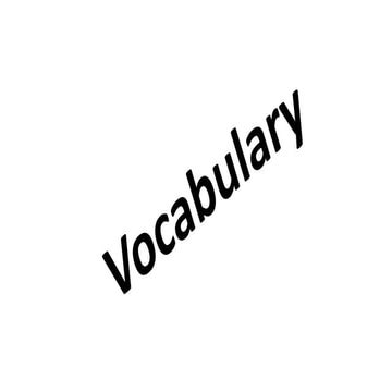 Vocabulary Lesson 6 | PPTX