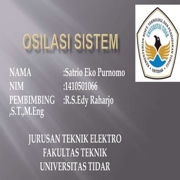 osilasi sistem | PPTX
