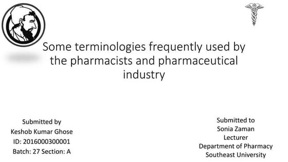 Drug nomenclature in Pharmaceuticals | PPT