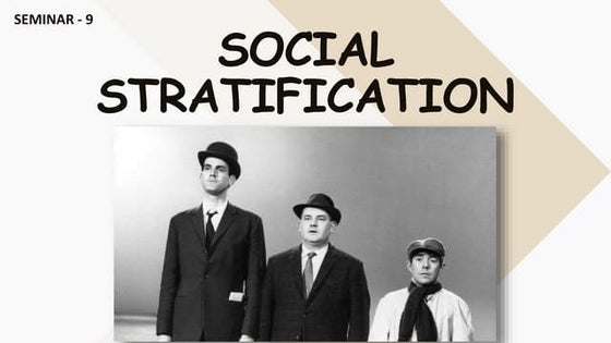 Module 3: SOCIAL AND POLITICAL STRATIFICATION | PPT