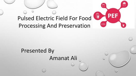 Pulsed electric fields in food preservation | PDF