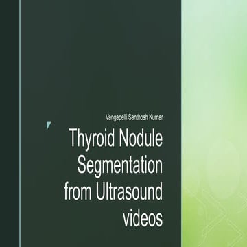 Ultrasound image segmentation through deep learning based improvised U ...