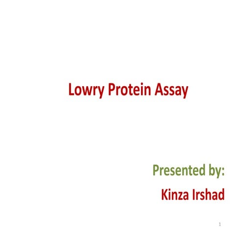 DIFFERENT METHODS OF PROTEIN ESTIMATION - PROTEINS AND ENZYMES ...