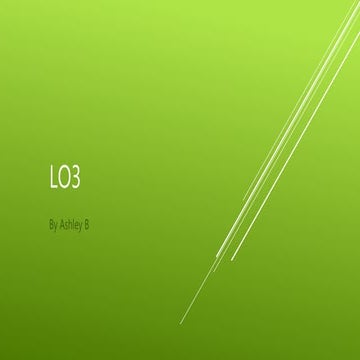 Unit 35 - LO3 | PPT