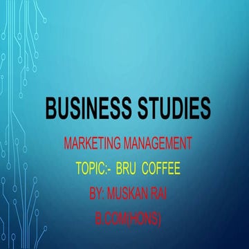 marketing mix of coffee | PPT