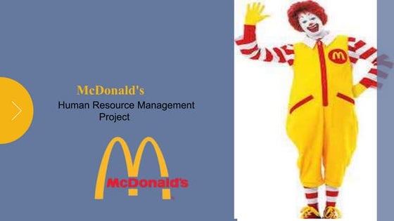 McDonalds Training and Development | PPT