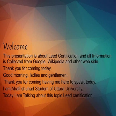 Leed factories in bangladesh 1 | PPTX