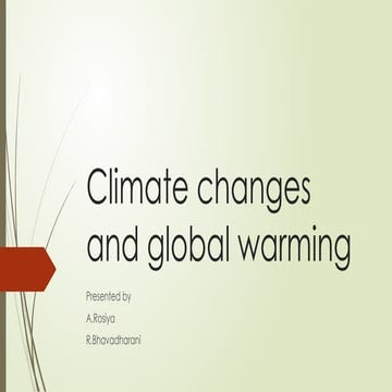 Presentation2-2.pptx climate change and global warming | PPTX