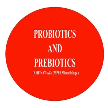 Probiotics and prebiotics | PPTX