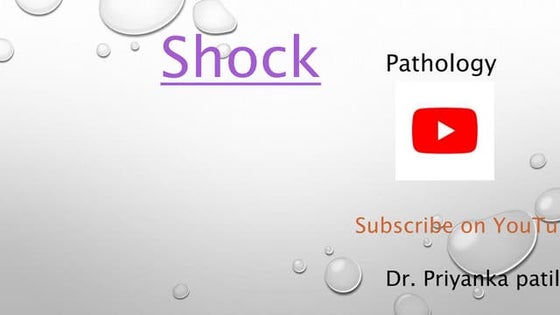 veterinary physiology -shock Shock.pptx