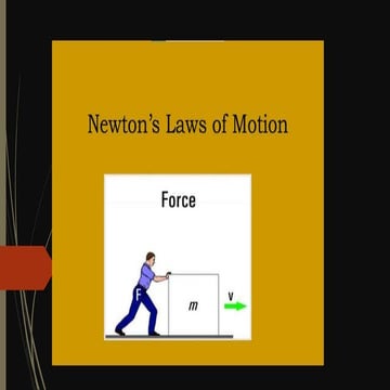 Newton's Laws of Motion | PPT