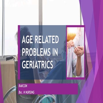 Geriatric care | PPTX