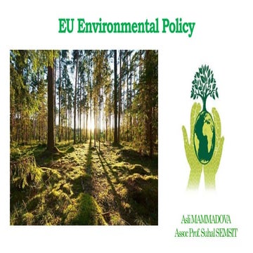 EU Environmental Policy | PPT