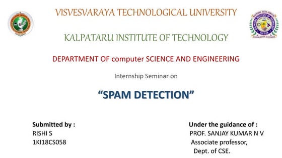 Email spam detection | PPT