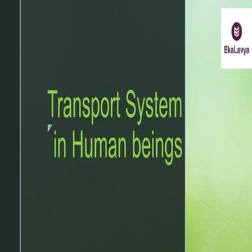 Transport System in Humna Beings.pptx