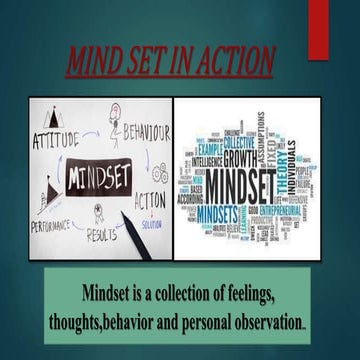 mind set in action | PPTX