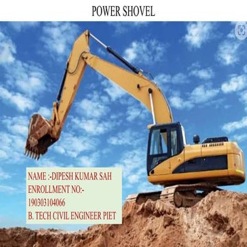POWER SHOVEL PARUL UNIVERSITY | PPTX